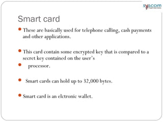 SMART CARD BASICS | PPT
