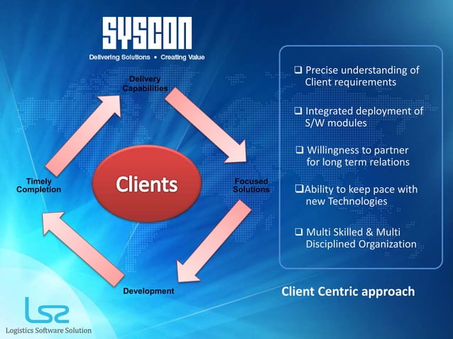 Syscon Infotech - Logistics Software Solutions | PPTX | Logistics | Business