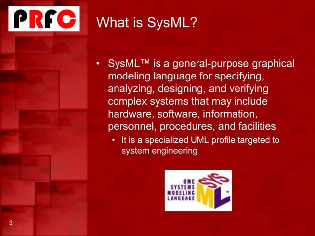 SysCon 2013 SysML & Requirements | PPT