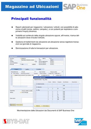 SYS-DAT Magazzino Ad Ubicazioni | PDF