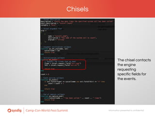 Extending Sysdig with Chisel | PDF