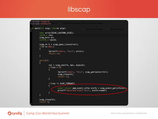 Extending Sysdig with Chisel | PDF