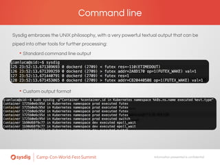 Extending Sysdig with Chisel | PDF
