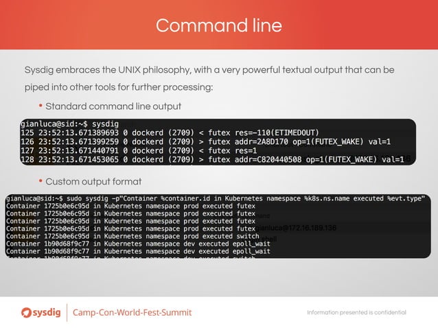 Extending Sysdig with Chisel | PDF