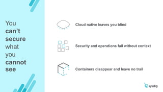 The Sysdig Secure DevOps Platform | PPT