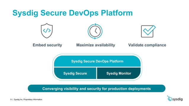 The Sysdig Secure DevOps Platform | PPT