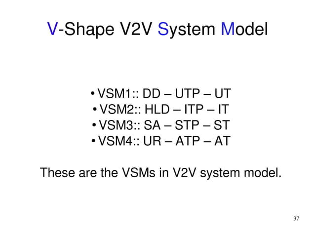 Investigation into v-system model | PPT