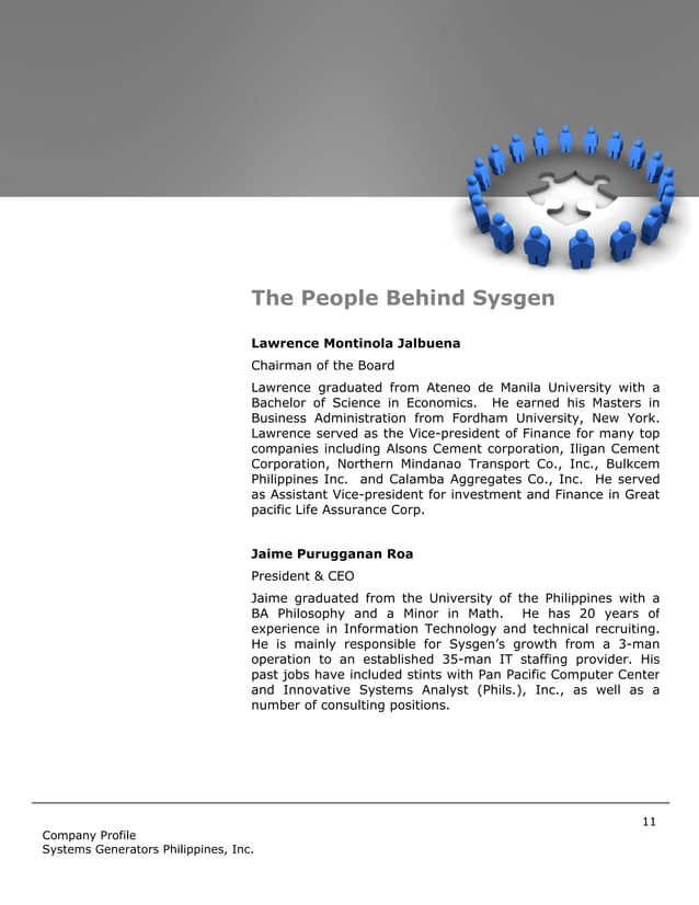 Sysgen Company Profile | PDF