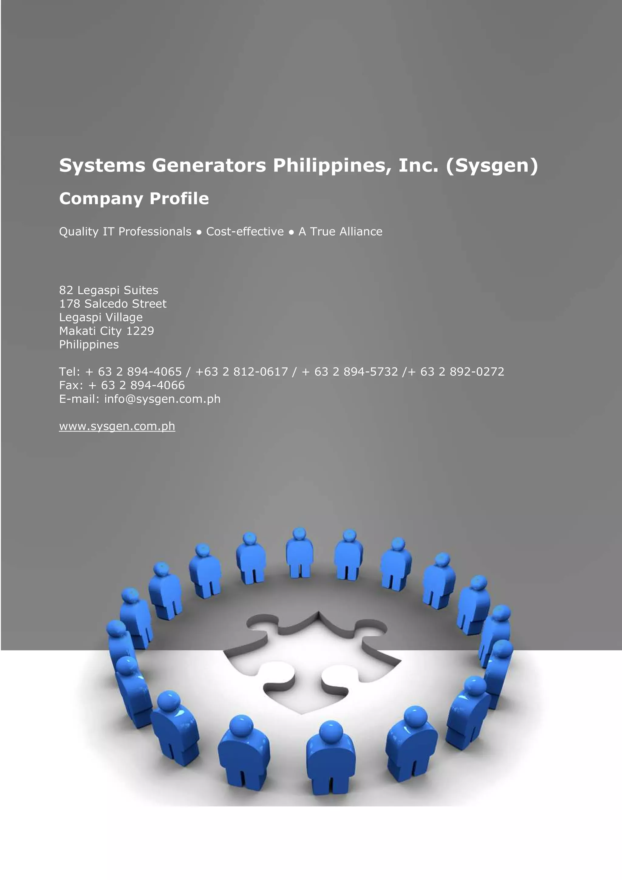 Sysgen Company Profile | PDF