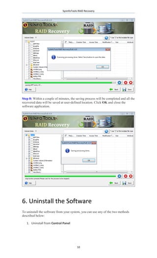 SysInfoTools RAID Recovery Software | PDF | Operating Systems | Computer Software and Applications