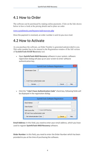SysInfoTools RAID Recovery Software | PDF | Operating Systems | Computer Software and Applications