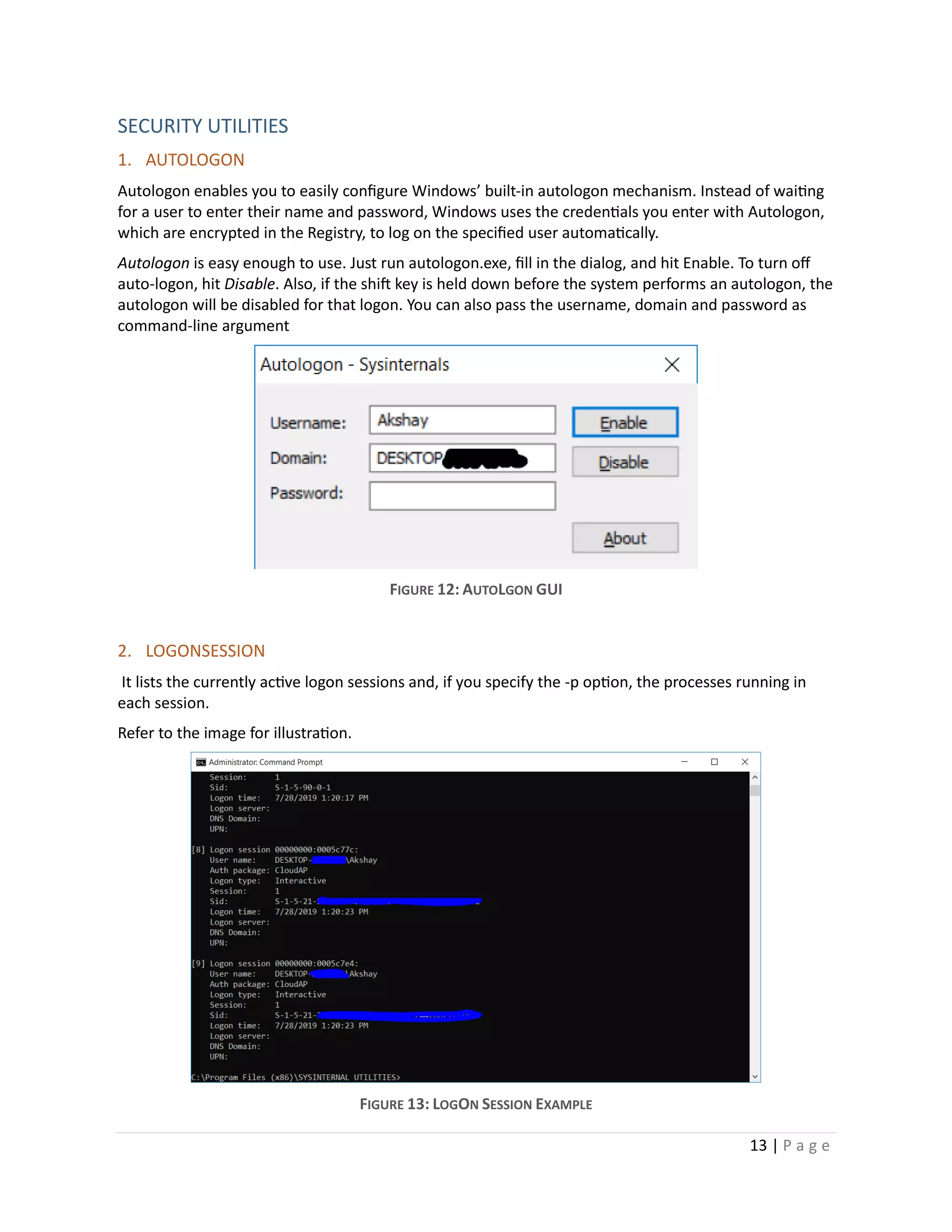 Sysinternals utilities : a brief introduction to | PDF