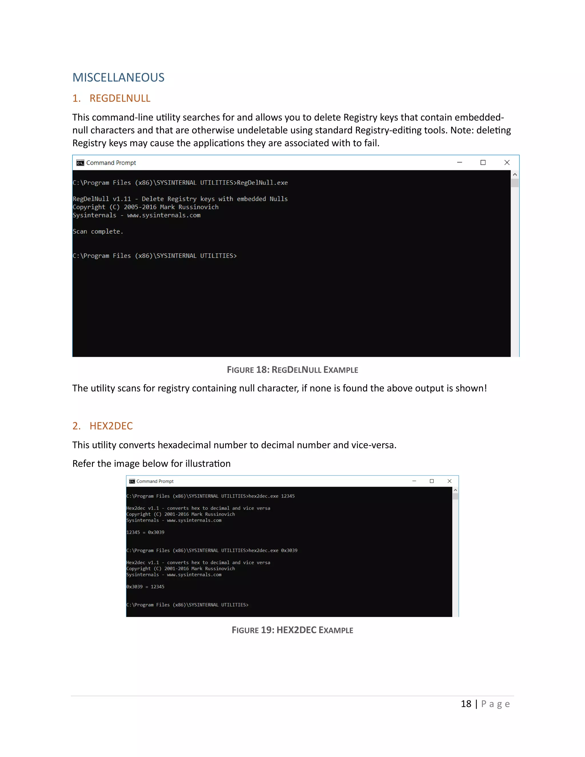 Sysinternals utilities : a brief introduction to | PDF