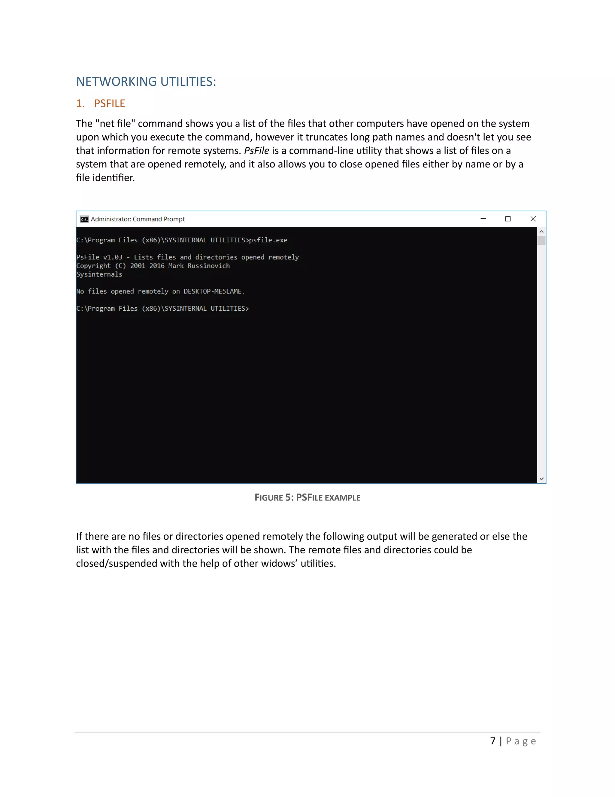 Sysinternals utilities : a brief introduction to | PDF
