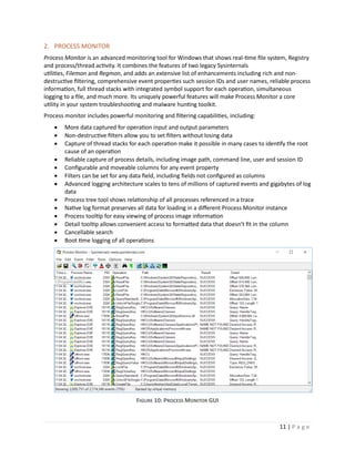 Sysinternals utilities : a brief introduction to | PDF