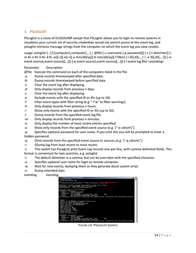 Sysinternals utilities : a brief introduction to | PDF