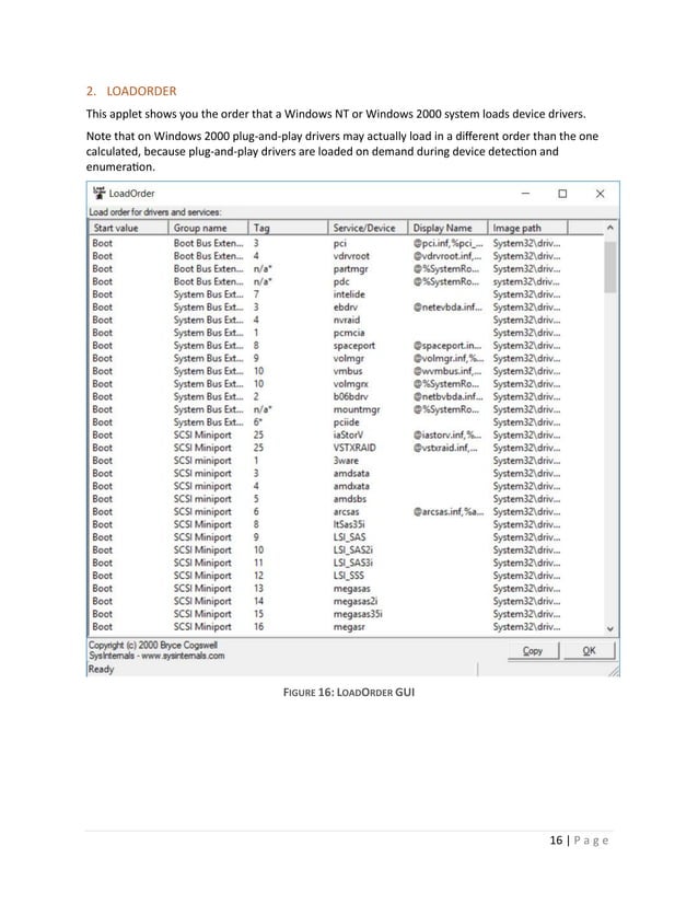 Sysinternals utilities : a brief introduction to | PDF