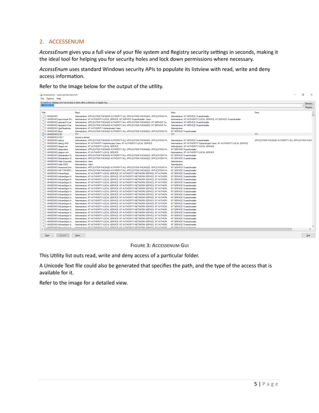 Sysinternals utilities : a brief introduction to | PDF