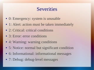 Configuring Syslog by Octavio | PPT
