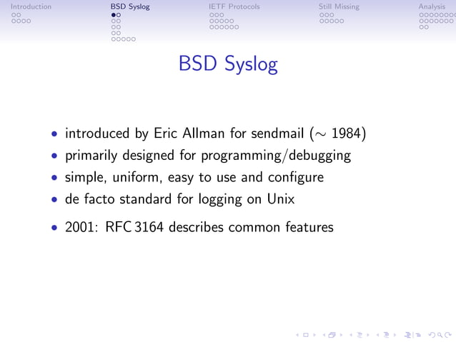 Syslog Protocols | PDF | Operating Systems | Computer Software and Applications