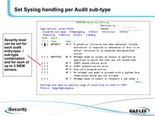 Syslog for SIEM using iSecurity | PPT