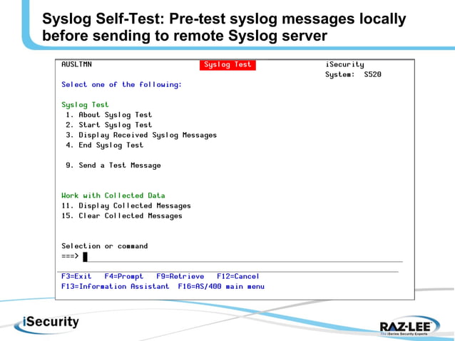 Syslog for SIEM using iSecurity | PPT