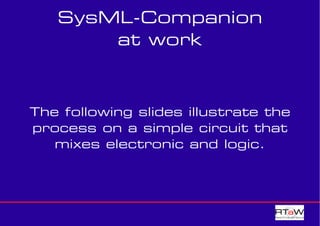 Overview of RTaW SysML-Companion | PDF