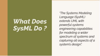 SysML MBSE Training | PPTX