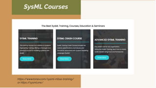 SysML MBSE Training | PPTX