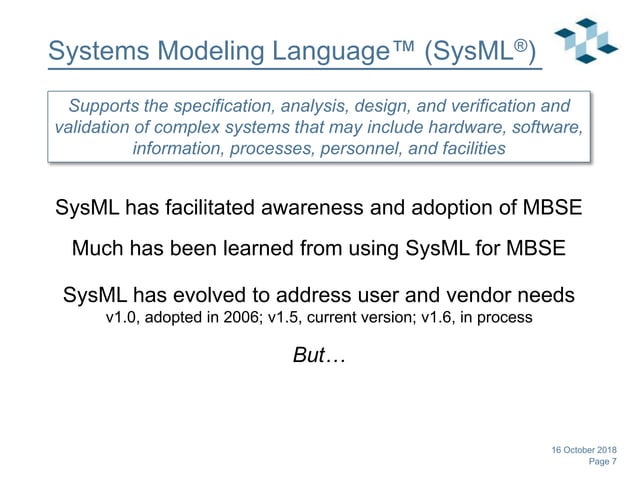 SysML v2 and MBSE: The next ten years | PPTX | Operating Systems | Computer Software and ...