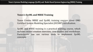 Systems Modeling Language (SysML) and Model-Based Systems Engineering (MBSE) Training | PPT