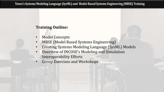 Systems Modeling Language (SysML) and Model-Based Systems Engineering ...