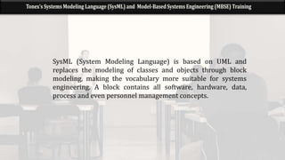 Systems Modeling Language (SysML) and Model-Based Systems Engineering (MBSE) Training | PPT