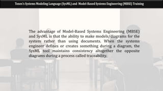 Systems Modeling Language (SysML) and Model-Based Systems Engineering ...