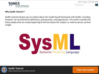 SysML Tutorial | PPTX