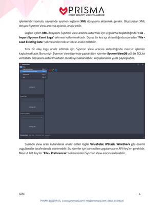 Sysmon ile Log Toplama | PDF