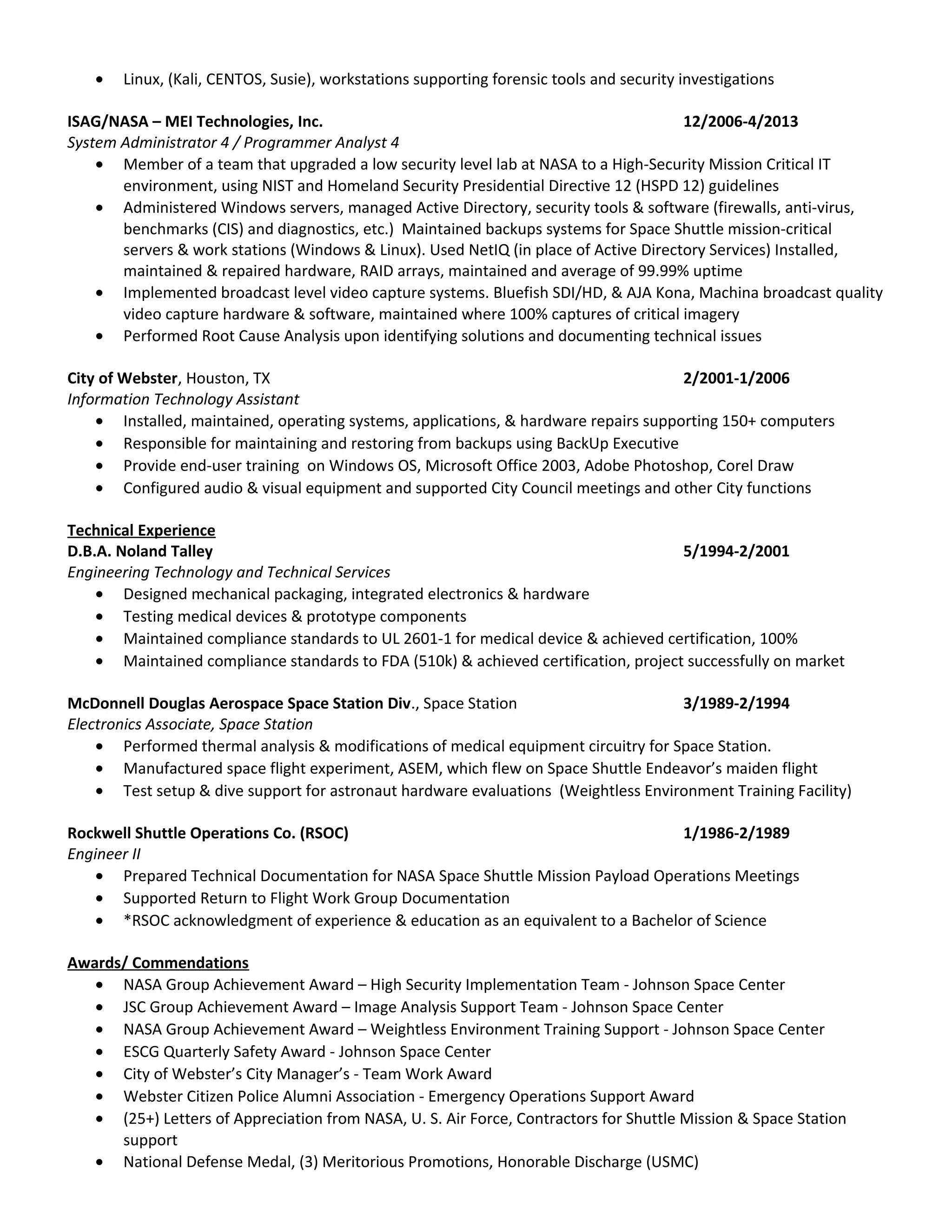 Noland Talley Resume | PDF