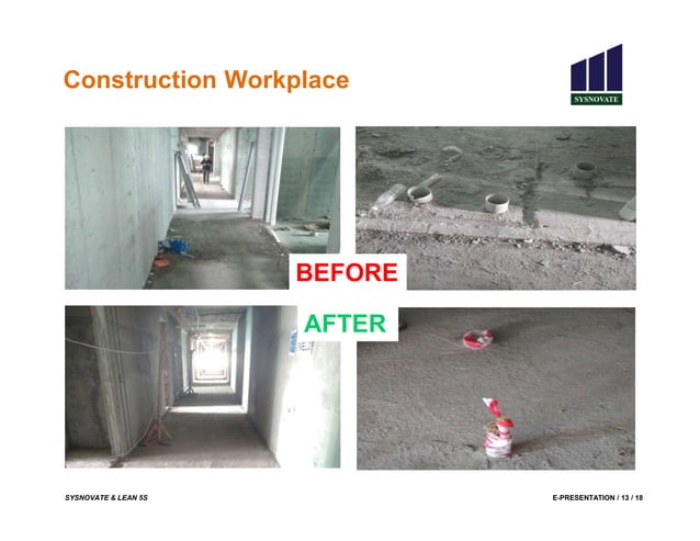 Sysnovate-Lean-5S management system at construction project site | PDF