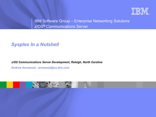 Sysplex in a Nutshell | PDF