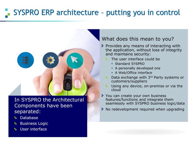 SYSPRO ERP Technology | PDF | Computer Software and Applications | Computing