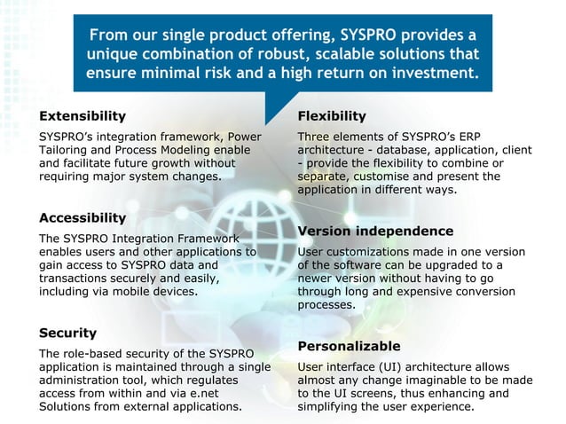 SYSPRO ERP Technology | PDF | Computer Software and Applications | Computing