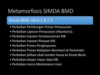System Requirements SIMDA BMD ver 2.7.0.6 | PPTX