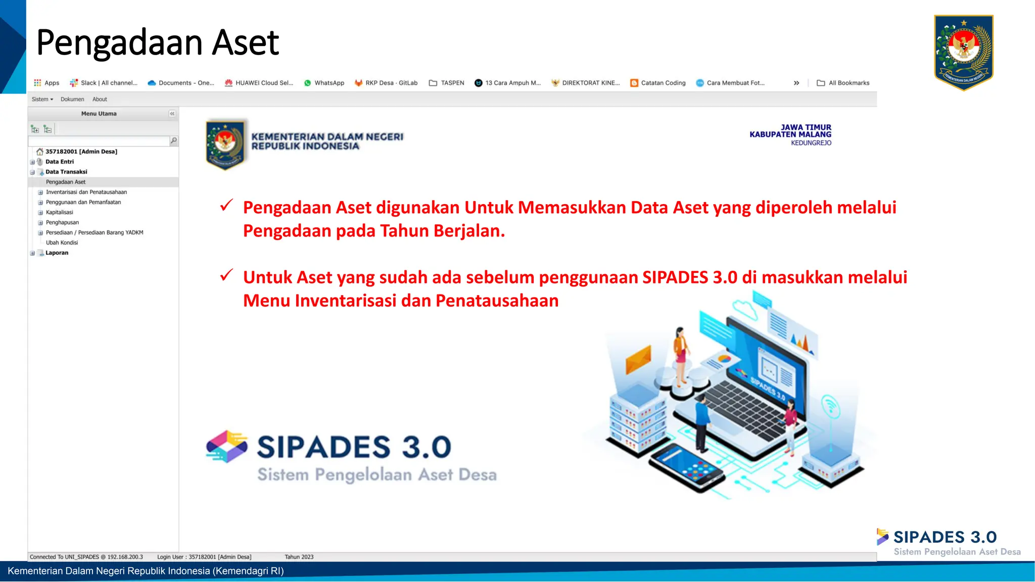 sysreq sipades 3.0 dan materi bpkp untuk desa.pdf