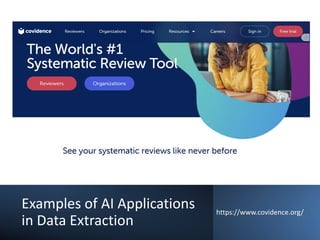 AI tools in Data Extraction - Dr Cyril Boateng | PDF | Computer ...