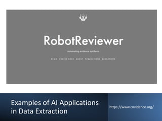 AI tools in Data Extraction - Dr Cyril Boateng | PPT