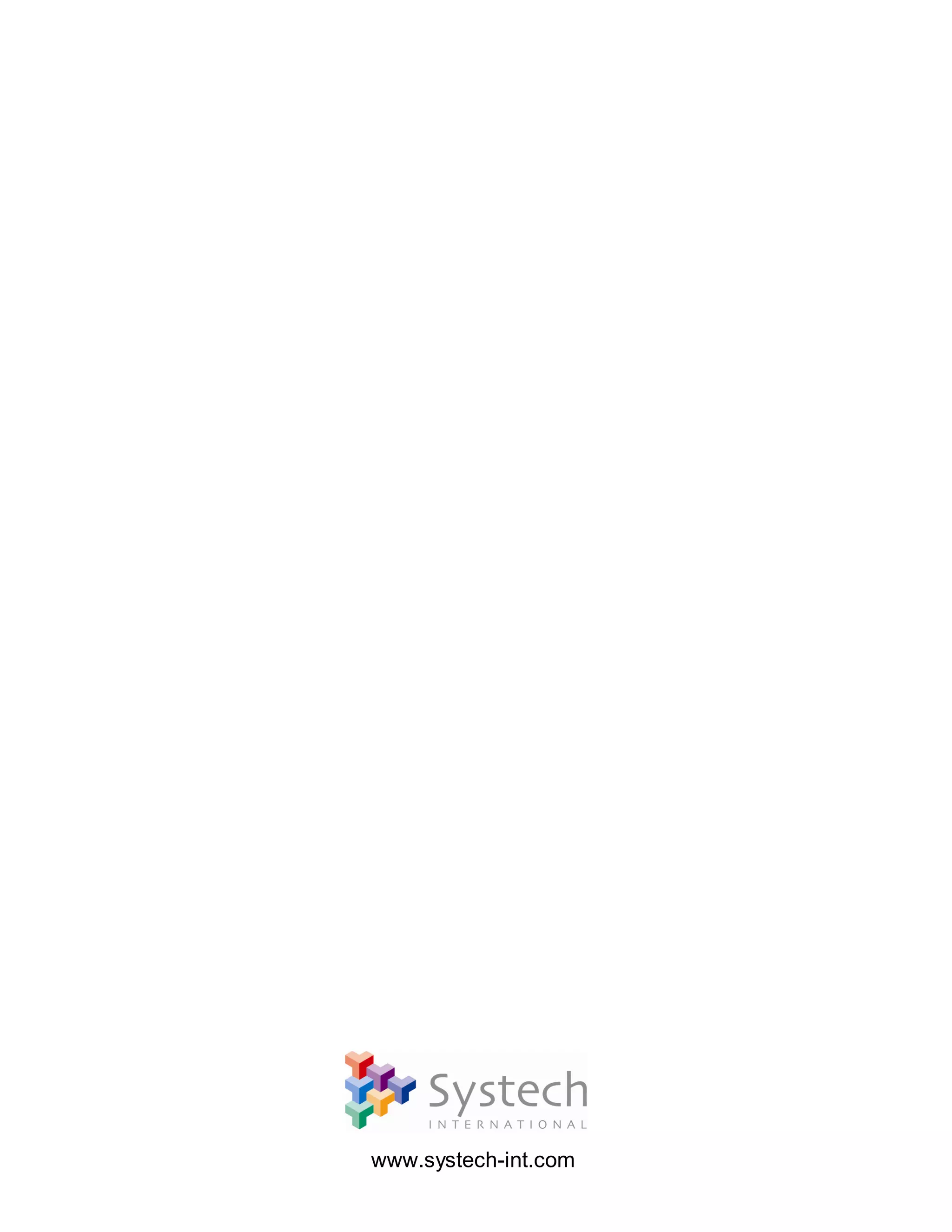 Systech International Corporate Profile | PDF
