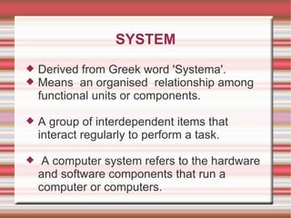 System | PPT