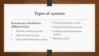 System, System types and pros and cons of system | PPT