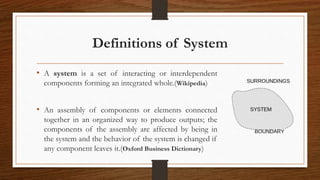 System, System types and pros and cons of system | PPTX