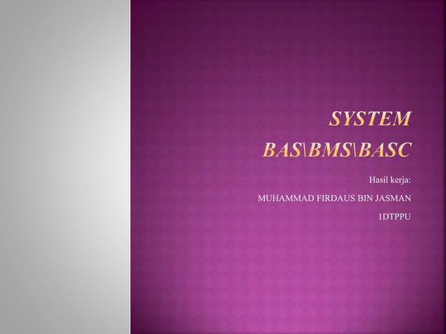 System building management | PPT